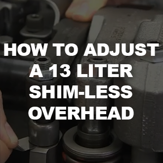 How to Adjust a 13 Shimless Overhead - Mack Development Guide